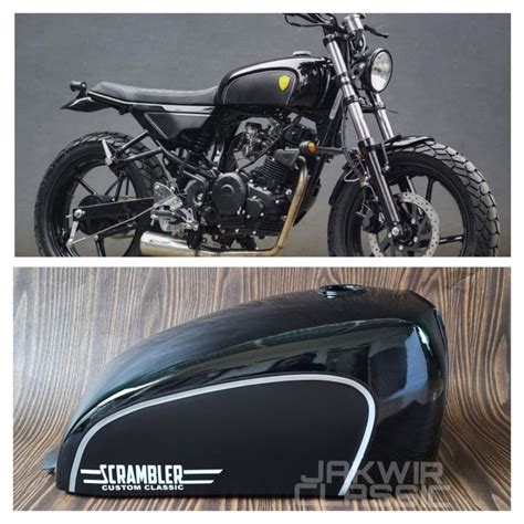 Tangki Custom Japstyle Triumph Bober Bratstyle Caferacer Scrambler GL