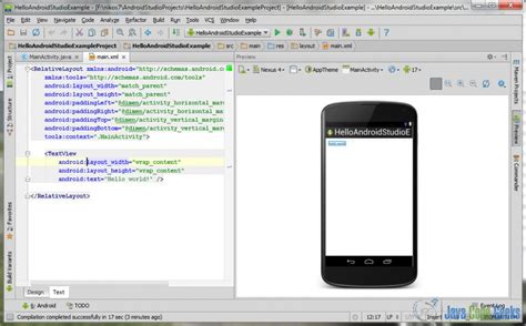Android Studio Tutorial Getting Started With The New Android IDE Java Code Geeks