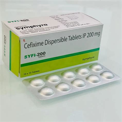 200mg Cefixime Dispersible Tablets At Rs 480 Box Cefixime Tablet In