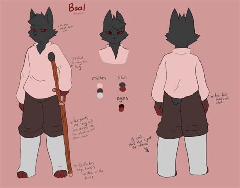 Baal S Dad Au Refrence Sheet Don T Let The Cane Fool You He Can T
