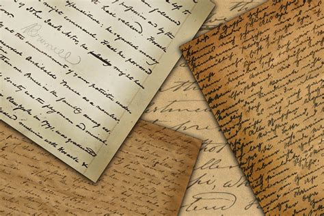 Vintage Paper Texture Writing