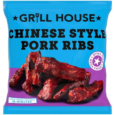 Grill House Chinese Style Pork Ribs 600g Pork And Gammon Iceland Foods