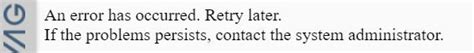 Error Running A Report In Chrome An Error Has Occurred Retry Later