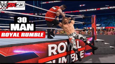 Full Match 30 Man Royal Rumble Wwe 2k23 Youtube