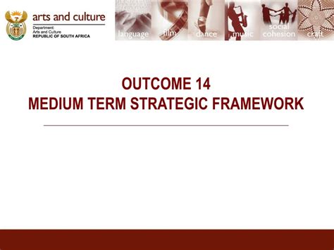 Ppt Outcome 14 Medium Term Strategic Framework Powerpoint