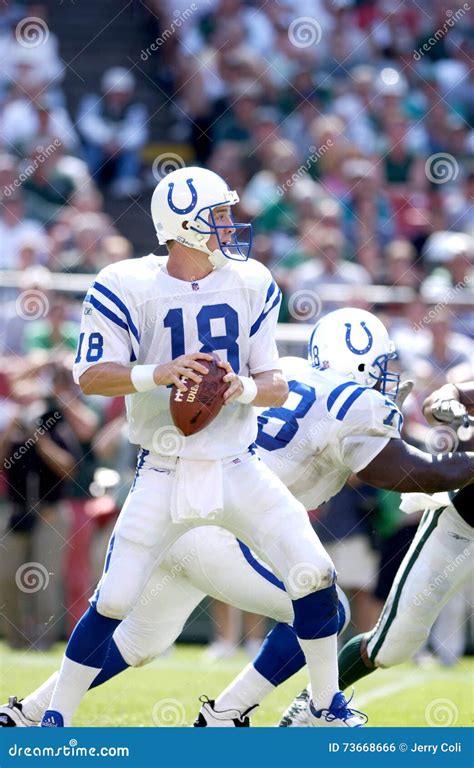 Indianapolis Colts Qb Peyton Manning Editorial Photo Image Of League