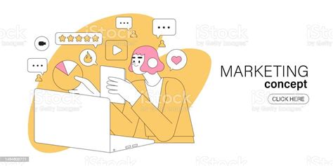 인터넷 웹 배너 및 앱 디자인 및 개발 Seo 소셜 네트워크를 위한 디지털 마케팅 개념입니다 비즈니스 마케팅 전략 기획 디지털 광고 소셜 미디어 및 커뮤니케이션 소셜