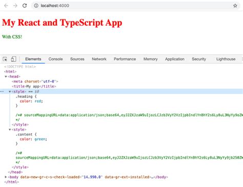 Using Css In React And Typescript With Webpack 5 Building Spas