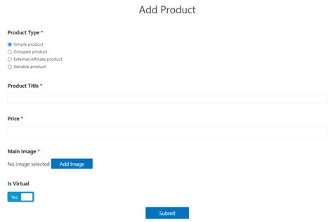 Woocommerce Integration Add New Virtual Products Dynamiapps