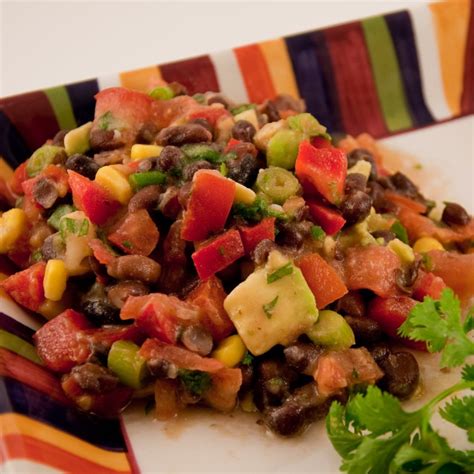Black Bean And Corn Salad With Lime Dressing