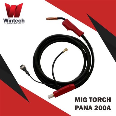 Jual Wintech Mig Torch Pana 200a 5 Meter Stang Las Mig Panasonic 200a