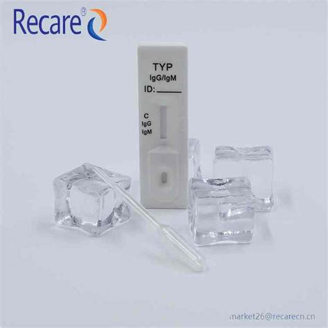 Typhoid Antibody Test Diagnostic Rapid Test Kit Manufacturer