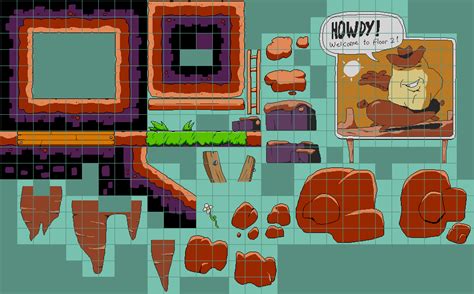 Western District Tileset Pizza Tower Pc Computer The Spriters