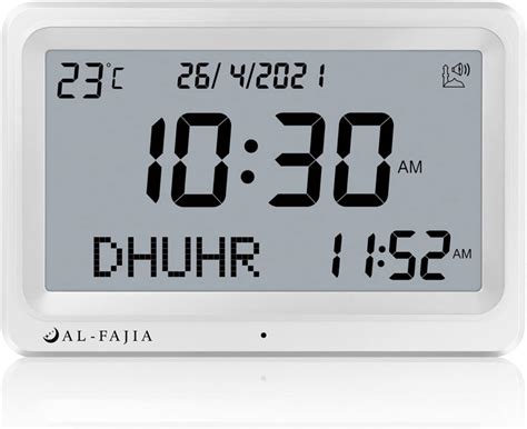 Automatic Worldwide Digital 8 Azan Prayer Sounds Islamic Wall And Desk