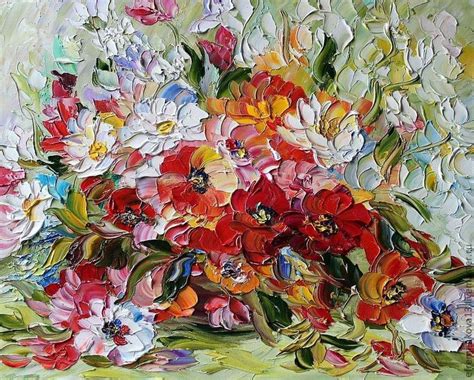 Картины цветов ручной работы Заказать Картина маслом Летний букет Яна Ефременкова Ярмарка