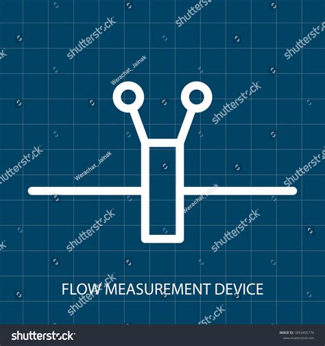 Flow Measurement Device Vector Symbol Pumping Stock Vector Royalty Free Shutterstock