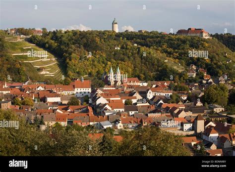Freyburg/Unstrut, Schloß Neuenburg, Stadt und Schloß Neuenburg vom ...