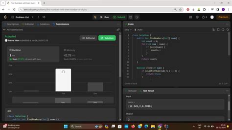 prerna more on linkedin day1 100daysofcode dsa java leetcode