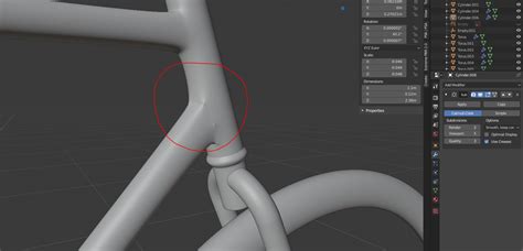 Weird Edges With Subdivision Surface Modifier Rblender