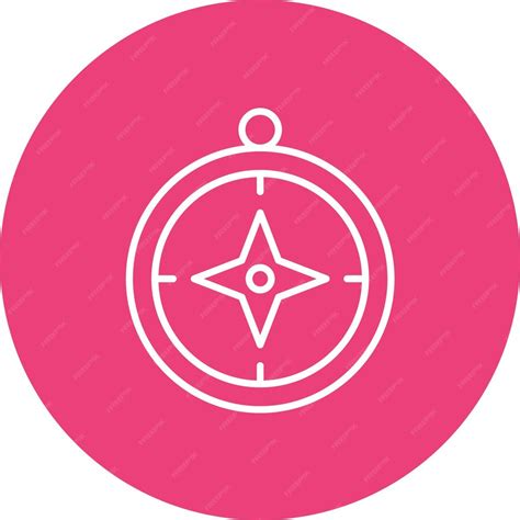 Premium Vector Compass Vector Illustration Style