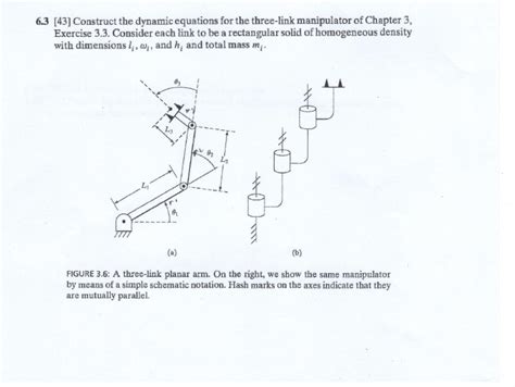 Solved Construct The Dynamic Equations For The Chegg