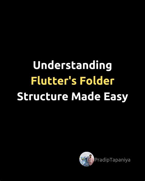 Flutter Mobiledevelopment Coding Projectstructure Pradip Tapaniya