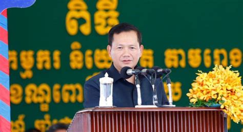 លោកបណ្ឌិត ហ៊ុន ម៉ាណែត បានថ្លែងថា