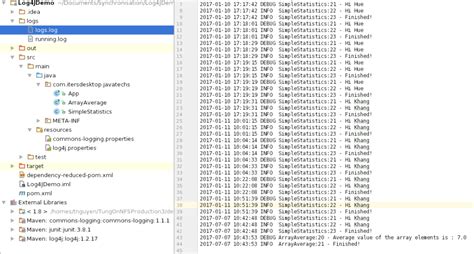Simple Steps To Log Messages In Java Programs Using Log J Desktop Of