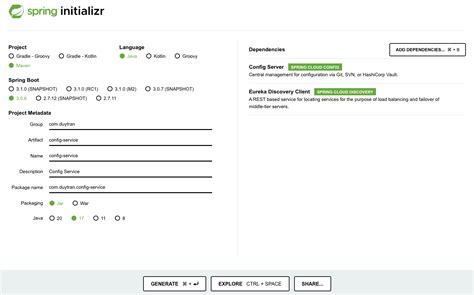 Microservices với Spring Boot và Spring Cloud Phần Cấu hình dự án ban đầu bằng Eureka