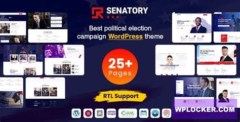 senatory v2 1 1 political candidate wordpress theme wplocker gpl licensed wordpress
