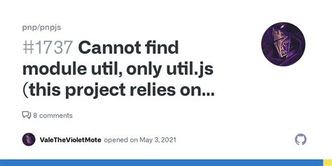 Cannot Find Module Util Only Util Js This Project Relies On CJS Paths