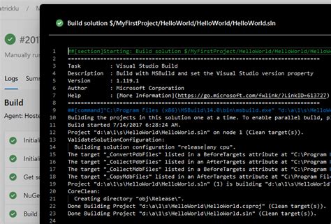 Tfs Where Did The Build Timeline Tab Go In Azure Devops Server