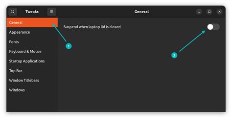make ubuntu not go in suspend when laptop lid is closed