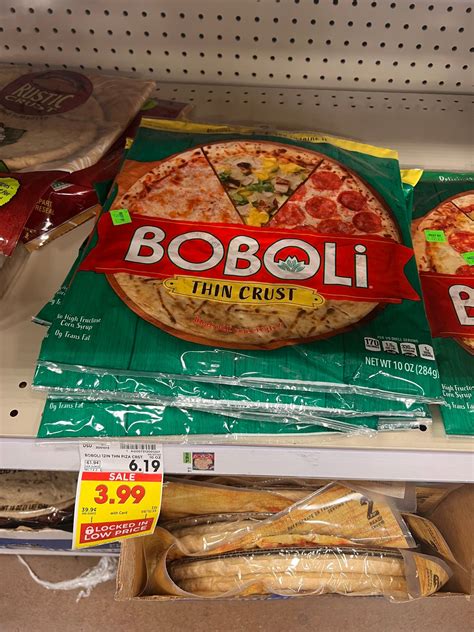 Boboli Pizza Crust Only 399 Kroger Krazy