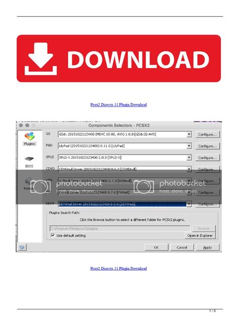Pcsx2 Directx 11 Plugin Download Pdf Pdf Computing Platforms Software