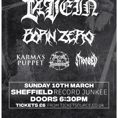 Lavein Uk Tour March 2024 Record Junkee Sheffield 10 March 2024