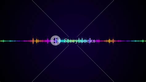Audio Spectrum Audio Visualizer Soundwave Effect Music Visualizer Background Colorful Audio