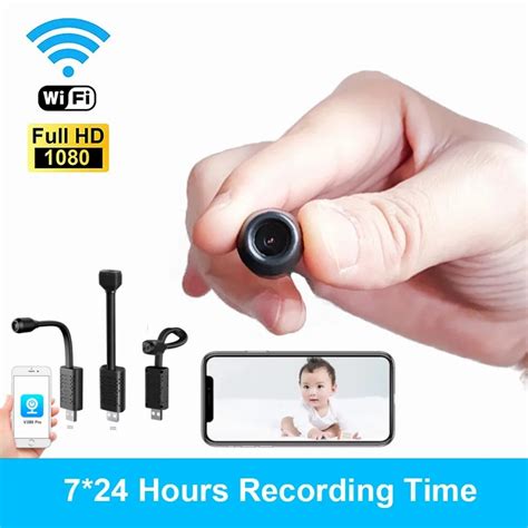 미니 카메라 스마트 홈 와이파이 Usb 실시간 감시 Ip 캠 나이트 비전 모션 감지 루프 녹화 비디오 레코더 1080p Aliexpress