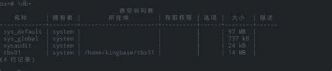 Kingbase金仓数据库之数据库与表空间 Csdn博客
