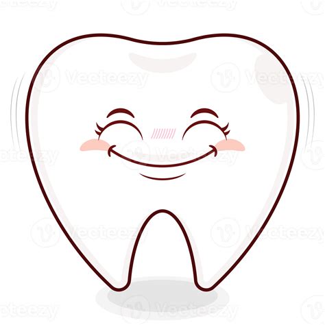 Tooth Smile Cartoon Cute 55043899 Png