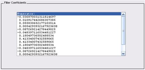 基于matlab中fdatool工具箱的滤波器设计及相关文件的生成fdatool内部量化为5bit有符号数 Csdn博客
