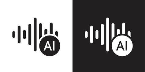 Ai 아이콘에 의해 음악을 생성 인공지능은 음악 개념을 만들고 머신러닝 텍스트는 앱과 웹을위한 음악 Ui Ux 디자인을 생성합니다 프리미엄 벡터