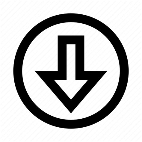 Arrow Down Interface Multimedia Ui User Ux Icon Download On Iconfinder
