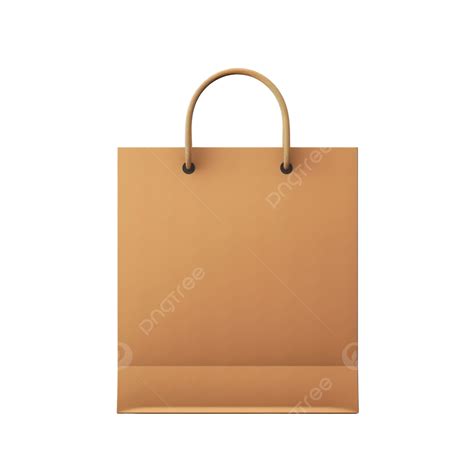 Shopping Bag Product 3d Illustration 3d Rendering Chart Png