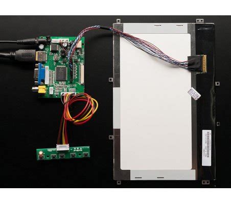 HDMI VGA NTSC PAL Display 10 1 Diagonal 1280x800 IPS LCD Gra