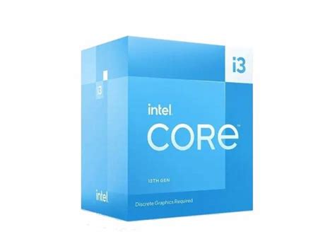 Procesador Intel Core I3 13100f X4 13va Gen Socket 1700 Hardware