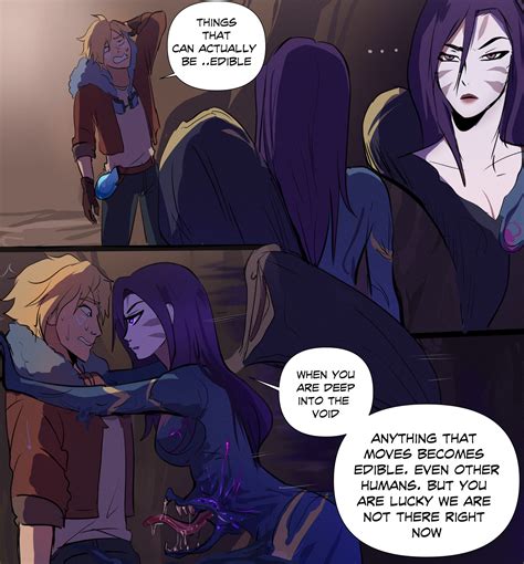 Kai Sa Ezreal And Voidling League Of Legends Drawn By Aleriy Danbooru