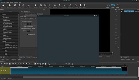 Export Dialog Blanks Out Bug Shotcut Forum