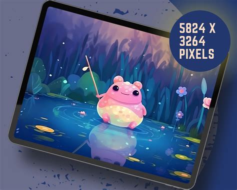 Kawaii Desktop Wallpapers Cute Kawaii Mobile Backgrounds Etsy