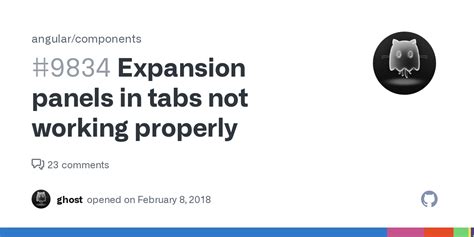Expansion Panels In Tabs Not Working Properly · Issue 9834 · Angular